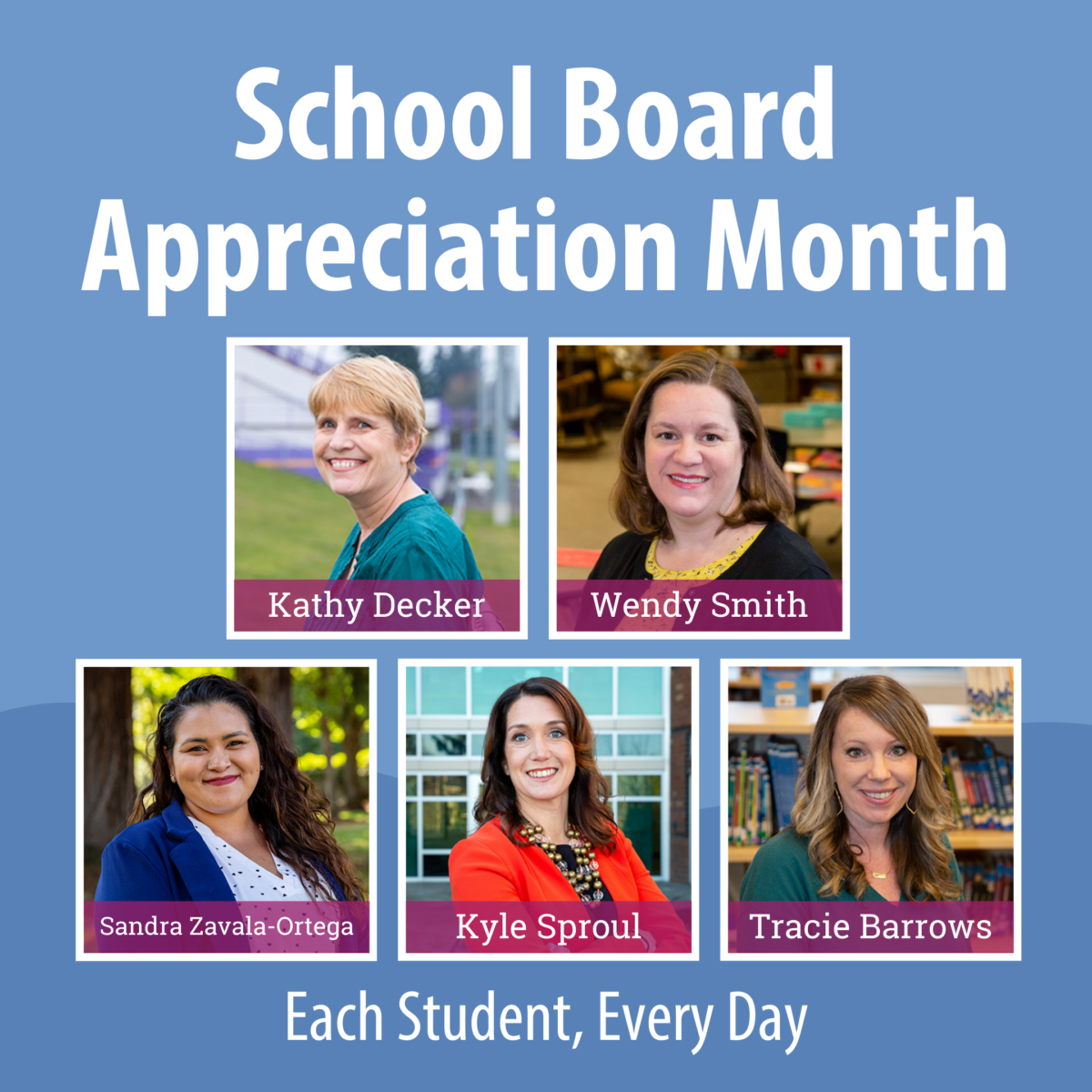 January is School Board Appreciation Month - Columbia River High School